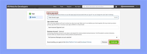 Documention How To Get A Facebook App Id