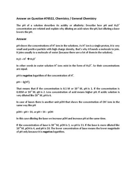 Bio 1121 Unit 2 Assignment Submission Answer On Question 76522 Chemistry General Chemistry