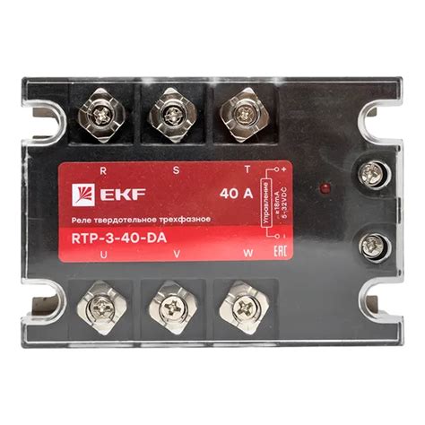 Реле твердотельное трехфазное RTP-40-DA EKF PROxima. Цены ...