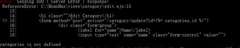 Javascript Sailsjs Error Trying To Edit And Update Function Stack