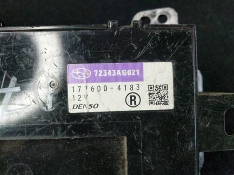 Купить Климат контроль Subaru Legacy B4 72343ag021 Bp5 во Владивостоке по цене 300