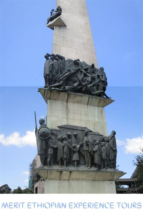 Martyrs Memorial Monument Or Yekatit 12 Monument At 6 Kilo Sqiare In Addis Ababa City Ethiopia