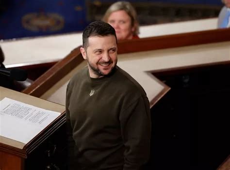 President Zelensky Addresses Us Congress And Says Ukraines Alive And