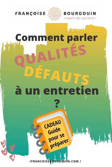 Question Des Qualites Et Des Defauts En Entretien Lettre 234