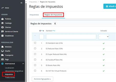 Reglas Impuestos Prestashop El Blog De Loading