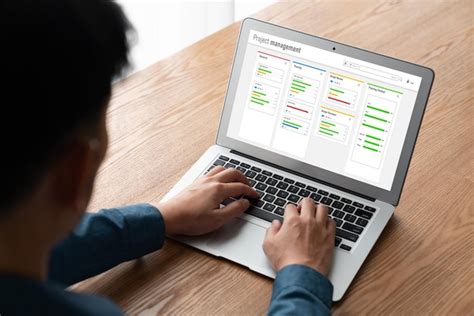 Premium Photo Project Planning Software For Modish Business Project Management