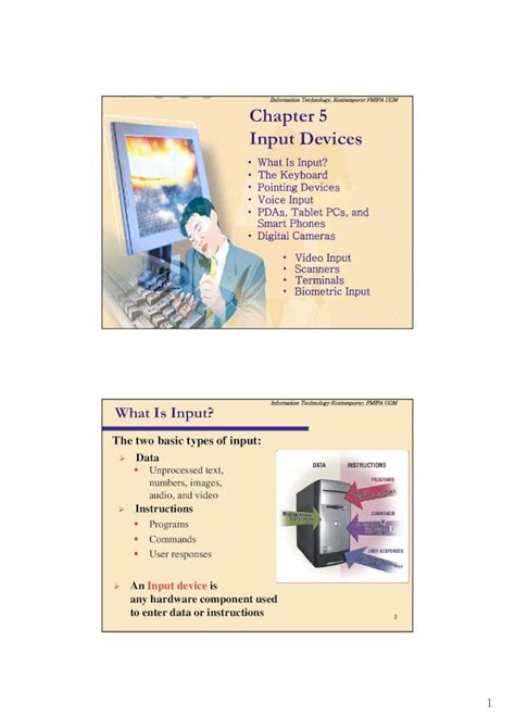Pdf Chapter 5 Input Devices Akugakbutuheksis Just Another · 1 Iinformation Technology