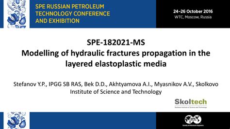 Pdf Modelling Of Hydraulic Fractures Propagation In The Layered Elastoplastic Media