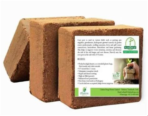 5kg Coco Pith Blocks Packaging Type Pallet Packaging Size 5 5 At ₹ 32 Kg In Madurai