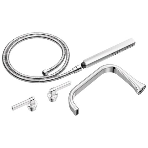 Brizo T70368 Allaria Two Handle Tub Filler Trim Kit With Lever Handles