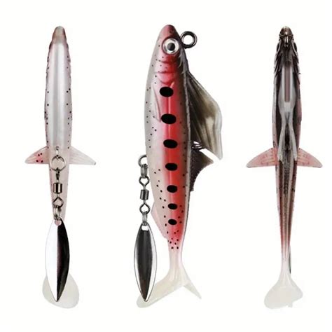 Soft Lure Wobbler Artificial Metal Jig Trolling Bait Temu New Zealand