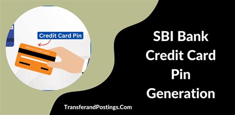 Sbi Bank Credit Card Pin Generation 5 Different Types Of Ways To