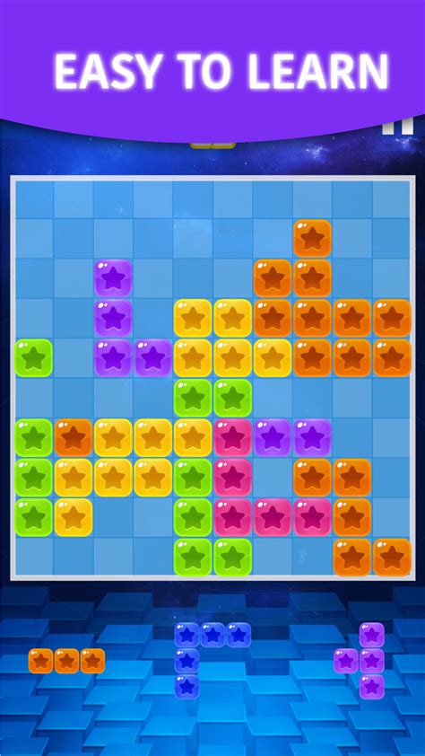 Matrix 10x10 Block Star Tetra Cubes Puzzle Free Game For Iphone