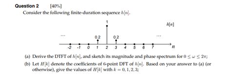 Solved Question 2 40 Consider The Following