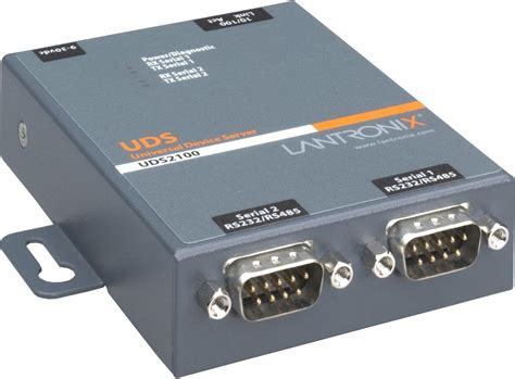 lantronix 2 port serial rs232 rs422 rs485 to ip