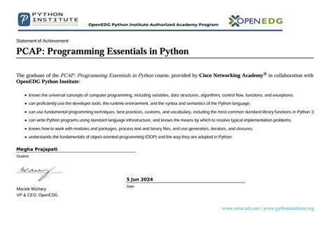 Megha Prajapati On Linkedin Pythoncertification Codingskills