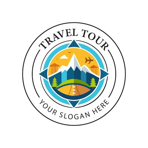 Travel Trip Logo Template Premium Ai Generated Vector