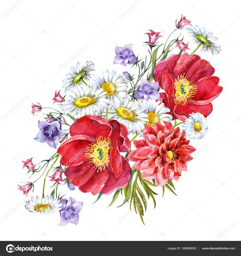 Udhyu 夏の花 水彩画 画像