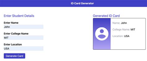 github saurabhnative id card generator 2021 id card generator
