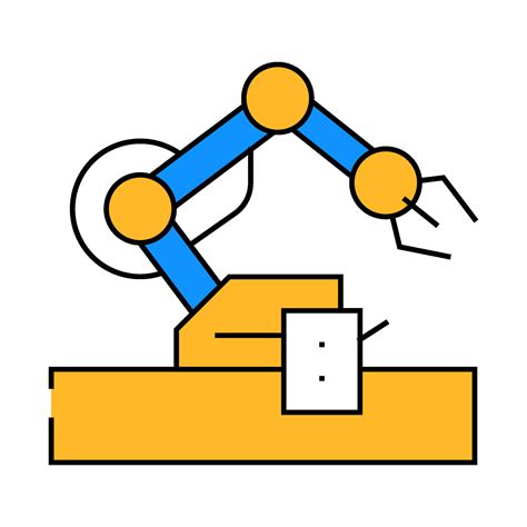Robotic Arm Robot Icon Color Illustration 49821710 Vector Art At Vecteezy