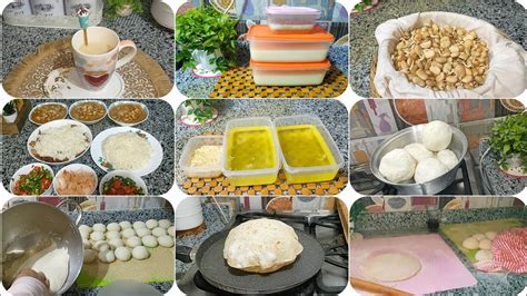 عملت غداء إقتصادي 🥣روتين فلاحي 🏡تسيح سمنت رمضان 🌛 وعيش للسحور علي