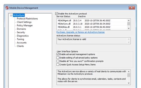 Activesync Outlook