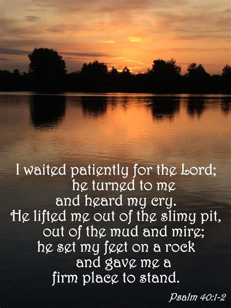 Verse Of The Day Psalms 40 1 2 KJV Highland Park Baptist Church