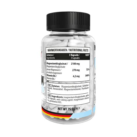 MST® Magnesium CHELAT + Vitamin B6 Магній Хелат 90 капсул