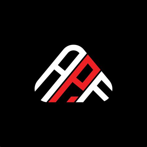 Diseño Creativo Del Logotipo De Letra Apf Con Gráfico Vectorial