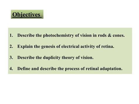 Visual Transduction Ppt 2021 Pptx
