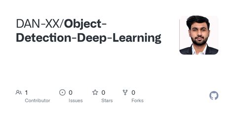 GitHub DAN XX Object Detection Deep Learning
