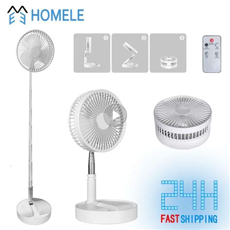 접이식 텔레스코픽 선풍기 휴대용 Usb 충전 데스크탑 미니 여름 음소거 무음 조절 수직 원격 제어 사무실 홈 가전 미니어쳐 소형 디자인 접이식 선풍기 Aliexpress