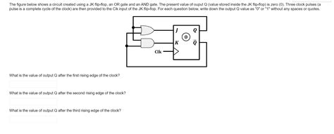 Solved The Figure Below Shows A Circuit Created Using A JK Chegg