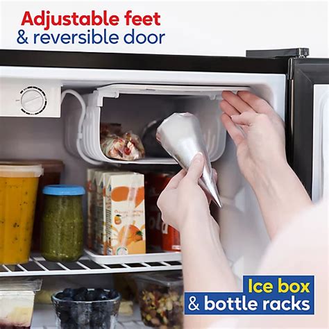 Russell Hobbs Mini Fridge Lockable 67l Black Table Top Ice Box