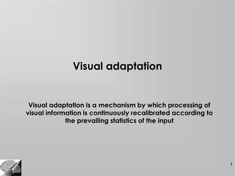 Ppt Visual Adaptation Powerpoint Presentation Free Download Id5455059
