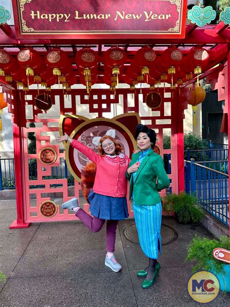 Disney California Adventure Lunar New Year 2024 Micechat Turning Red