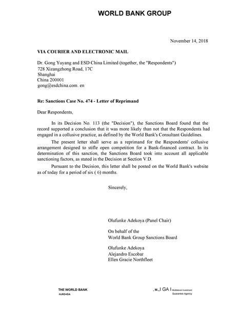50 Effective Letters Of Reprimand Templates Ms Word Templatelab