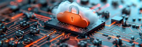 Secure Cloud Computing Cyber Security Concept Premium Ai Generated Image