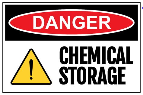 Free Chemical Storage Safety Signage Template To Edit Online