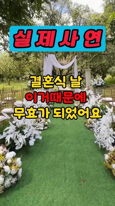 결혼식 당일 신랑과 들러리가 사라진 이유 충격적인 진실 공개 Youtube