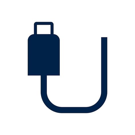 Premium Vector Cable Icon Usb Portable Vector Illustration
