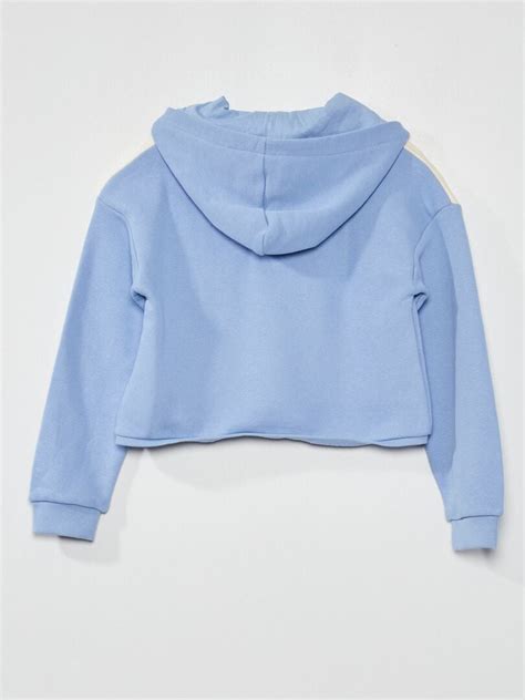 Felpa Cropped In Tessuto Felpato Blu Kiabi 1200€