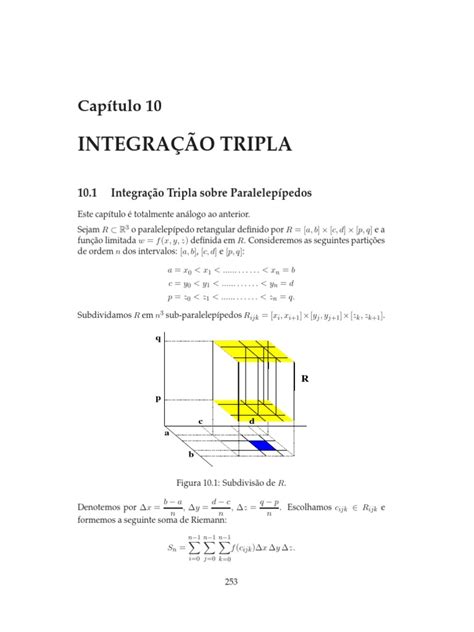 Integrais Triplas
