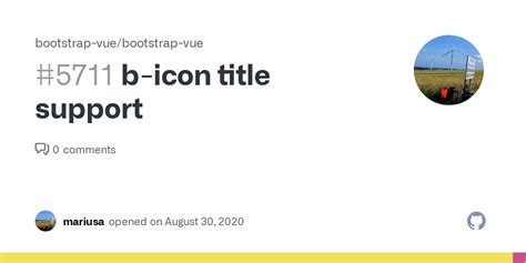 B Icon Title Support Issue Bootstrap Vue Bootstrap Vue GitHub