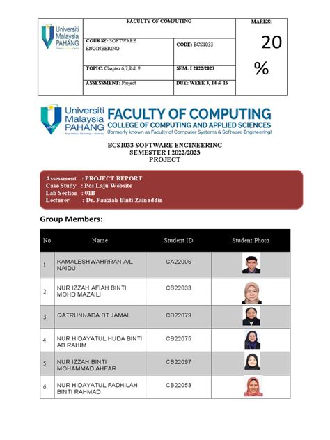 Project Se Sem 1 20222023 Bcs1033 Pdf Software Testing Transport
