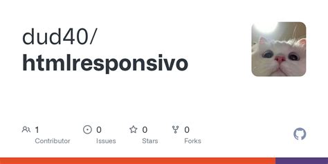GitHub Dud Htmlresponsivo