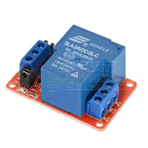 Modulo Scheda Relè 1 Canale 5V 10A 250V Arduino Shield Bobina 5Vdc