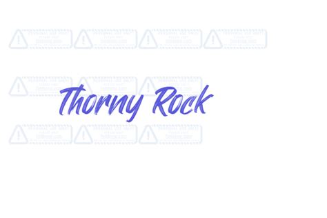 Thorny Rock Font Free Download Now