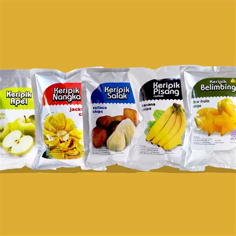 Jual KERIPIK BUAH LEVINA GR NANGKA APEL SALAK MANGGA NANAS PISANG BAKSO KELAPA RAMBUTAN