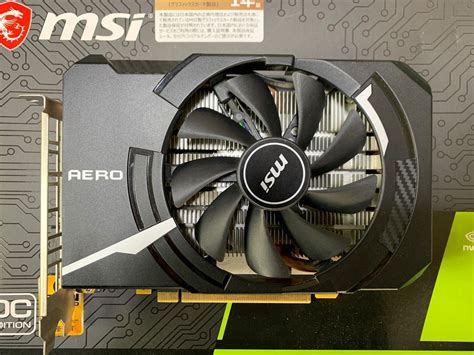 MSI GEFORCE GTX 1660 super AERO ITX OCPayPayフリマ